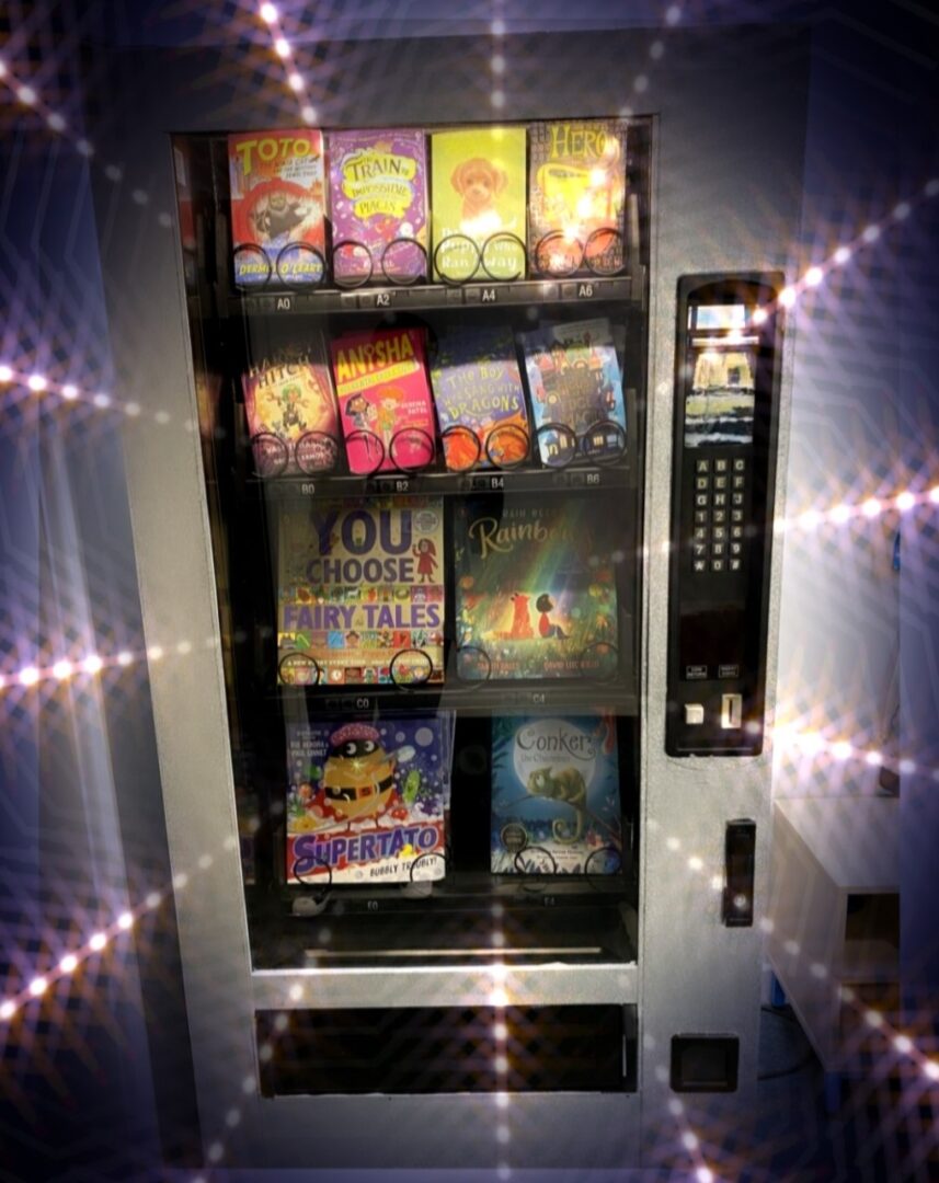 Reading excitement dazzles at Poplar Farm School with new Book Vending ...